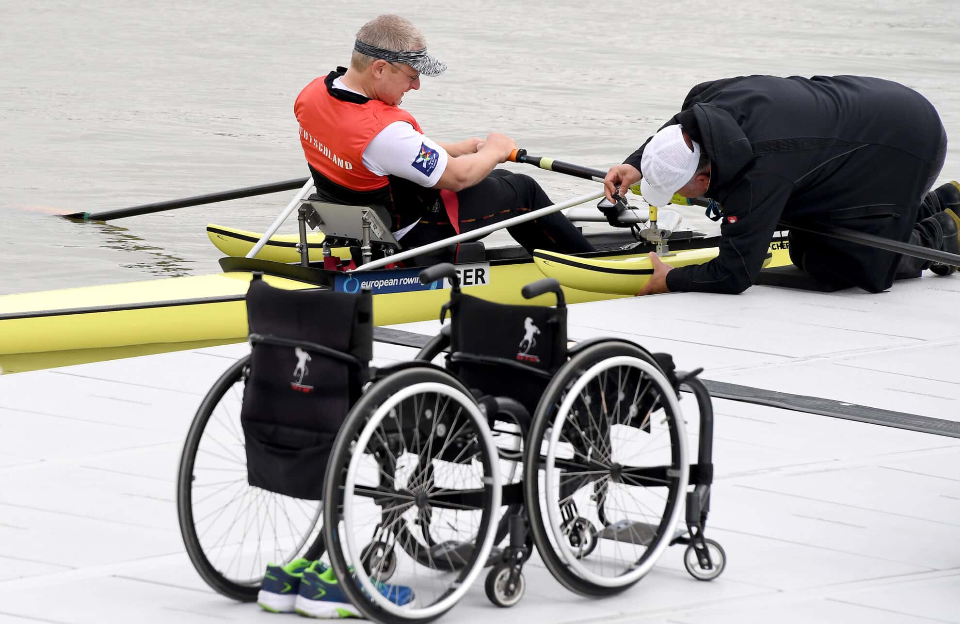 Training at the 2024 European Rowing Championships in Szeged, Hungary ...