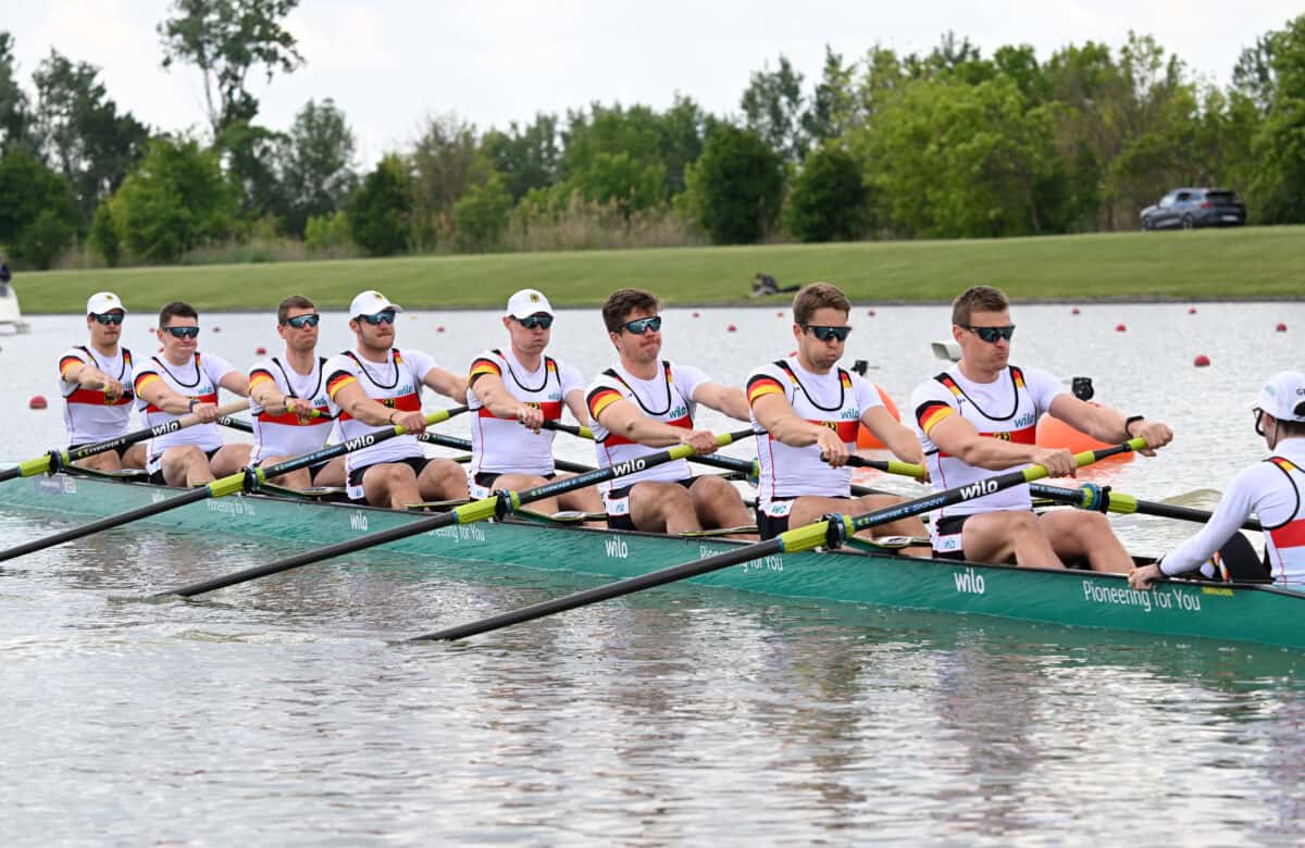 2024 European Rowing Championships - Szeged, Hungary - Men's Eight (M8 ...