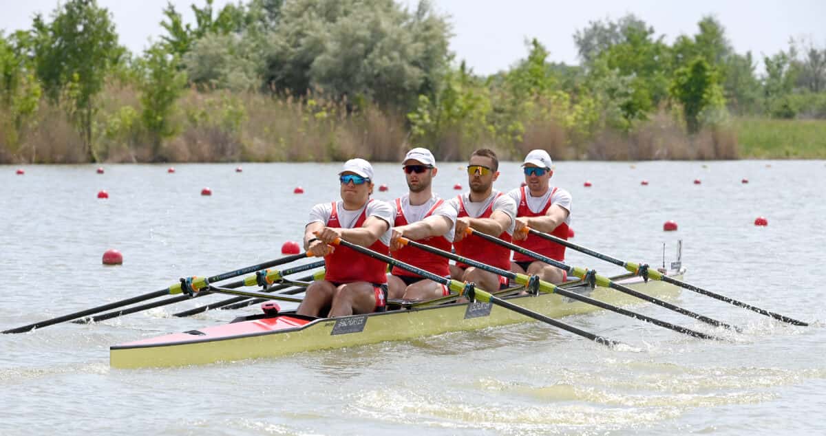 2024 European Rowing Championships - Szeged, Hungary - Men's Quadruple ...