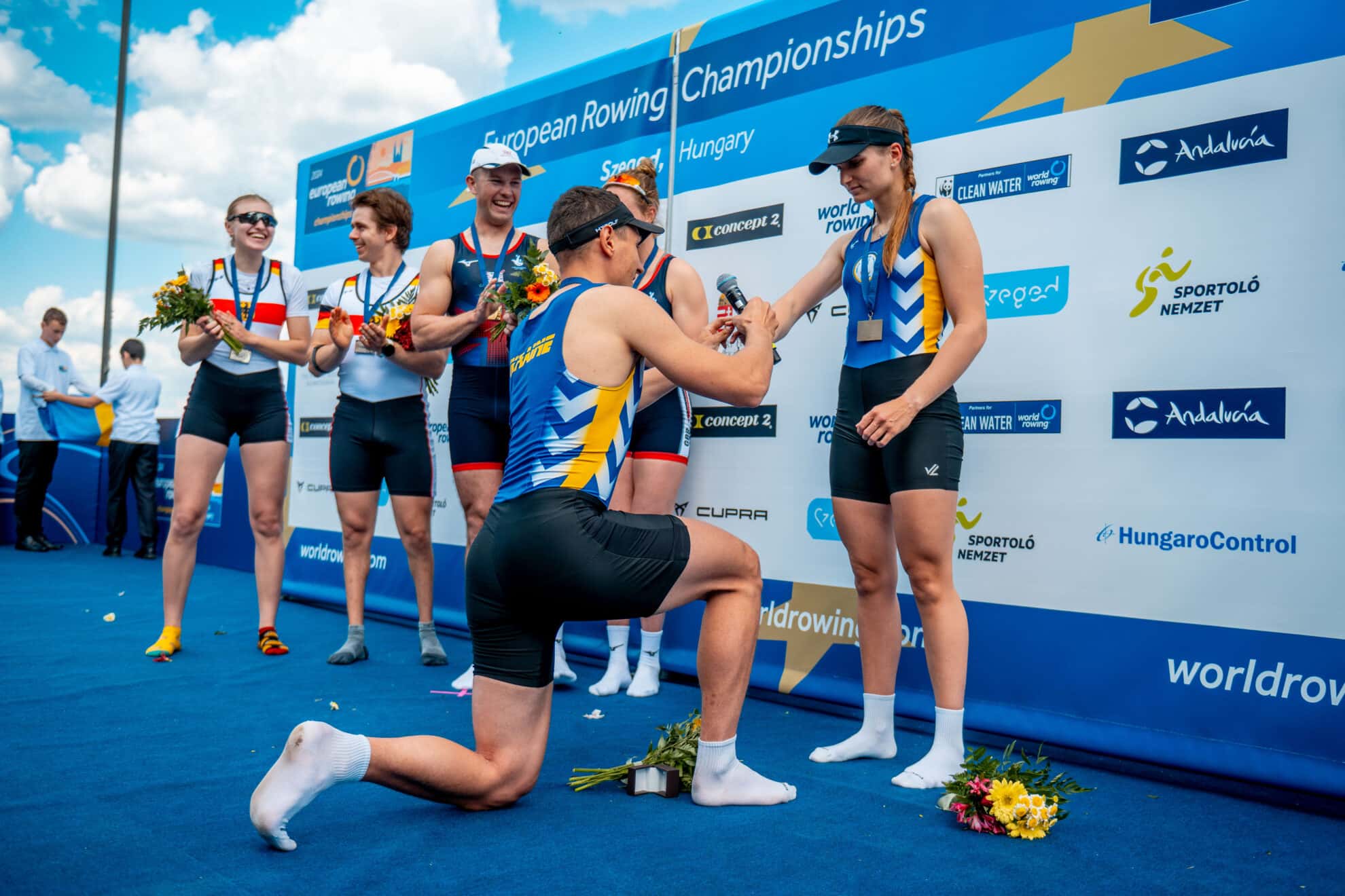 Day Three podiums at the 2024 European Rowing Championships in Szeged ...