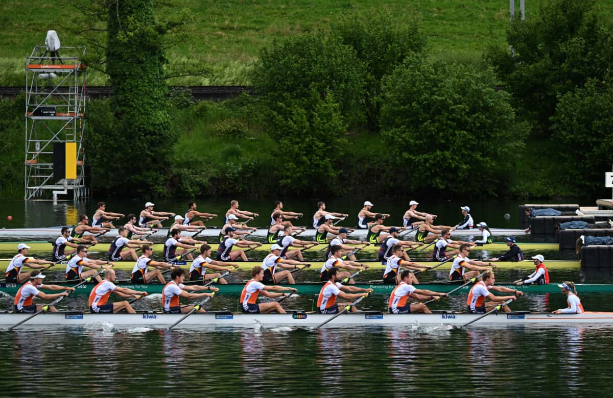 2024 World Rowing Cup II - Lucerne, Switzerland - Men's Eight (M8+) A-final