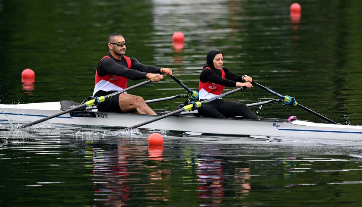 2024 World Rowing Cup II - Lucerne, Switzerland - PR3 Mixed double ...