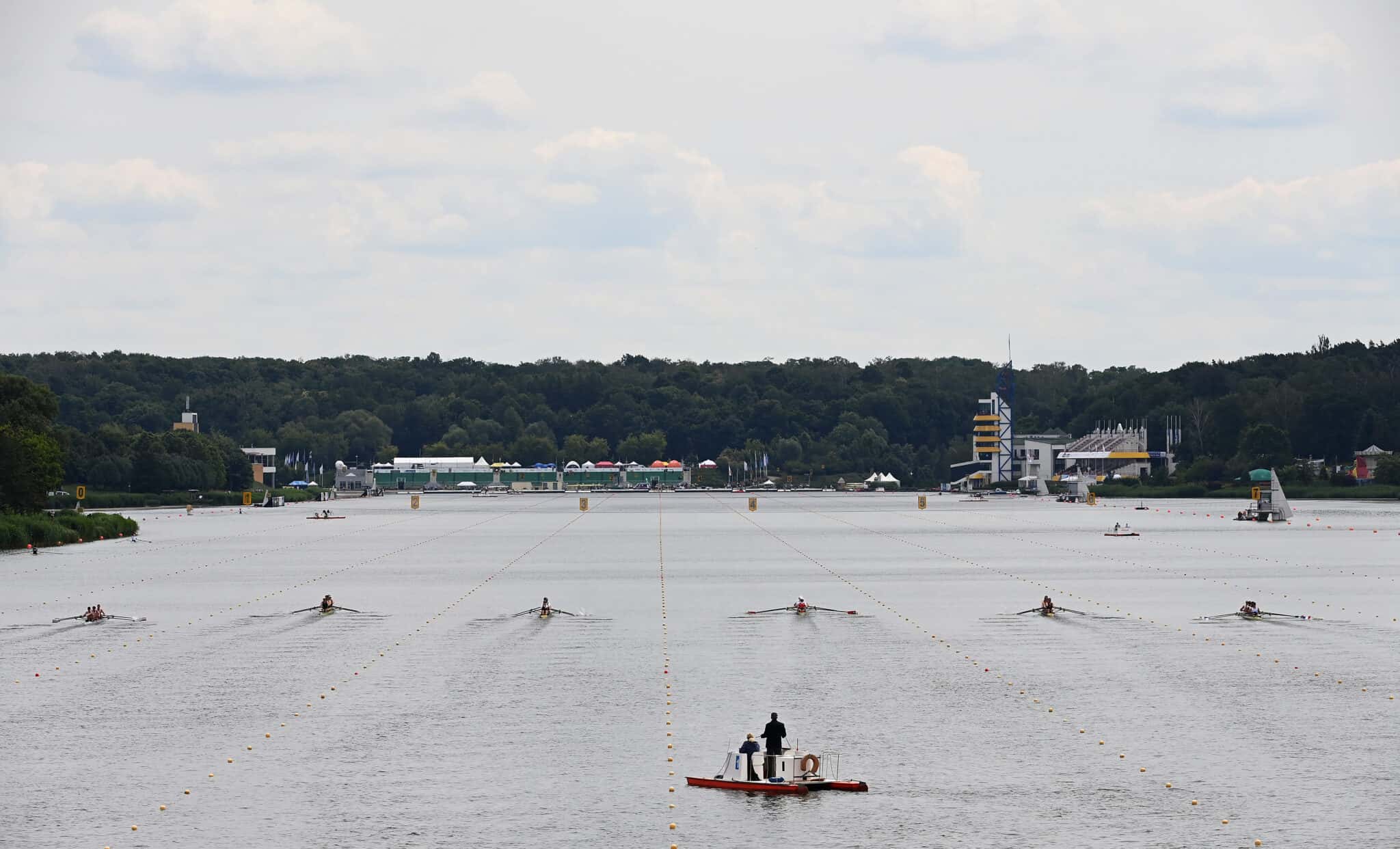 Day One racing (2) at the 2024 World Rowing Cup III in Poznan, Poland ...