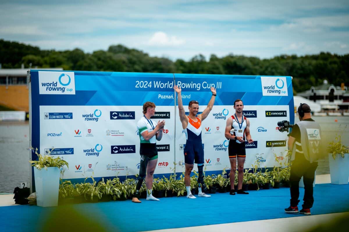 Day Two podiums at the 2024 World Rowing Cup III in Poznan, Poland ...
