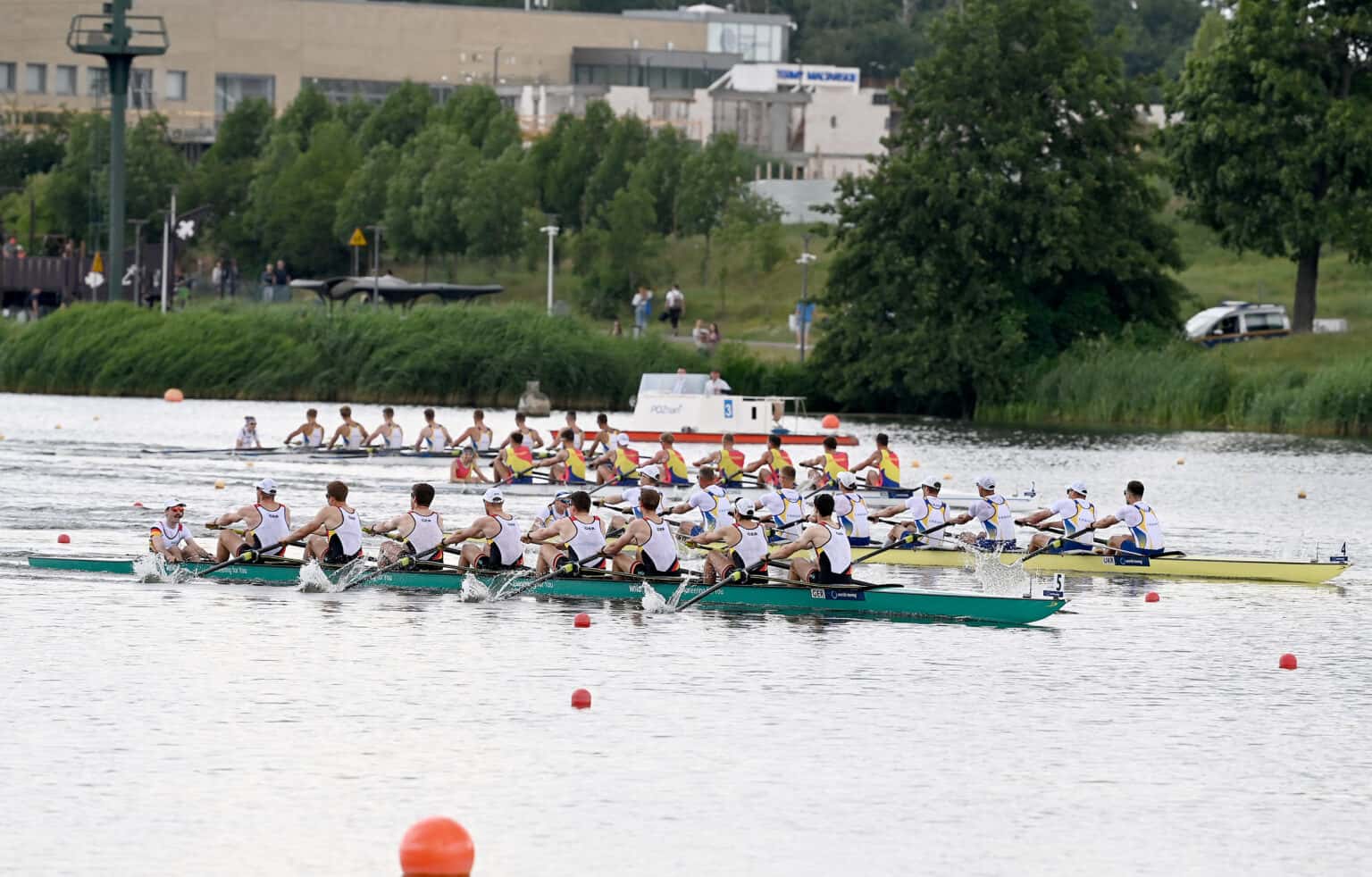 Day Three racing at the 2024 World Rowing Cup III in Poznan, Poland ...