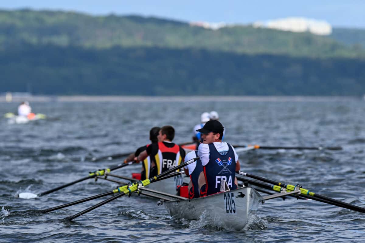 Day 1 racing at the 2024 European Rowing Coastal and Beach Sprint ...