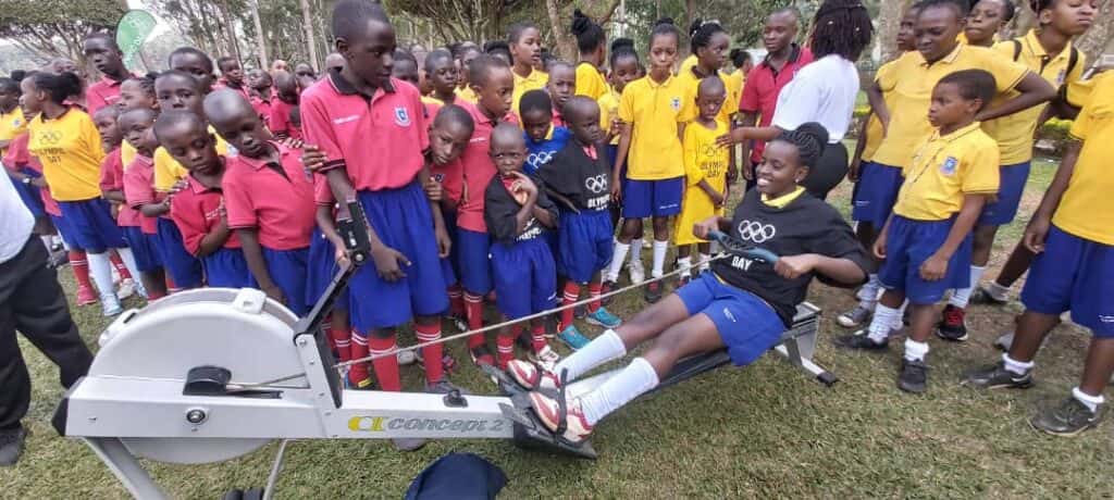 Uganda Rowing inspires students with the values of Olympism at 2024 ...