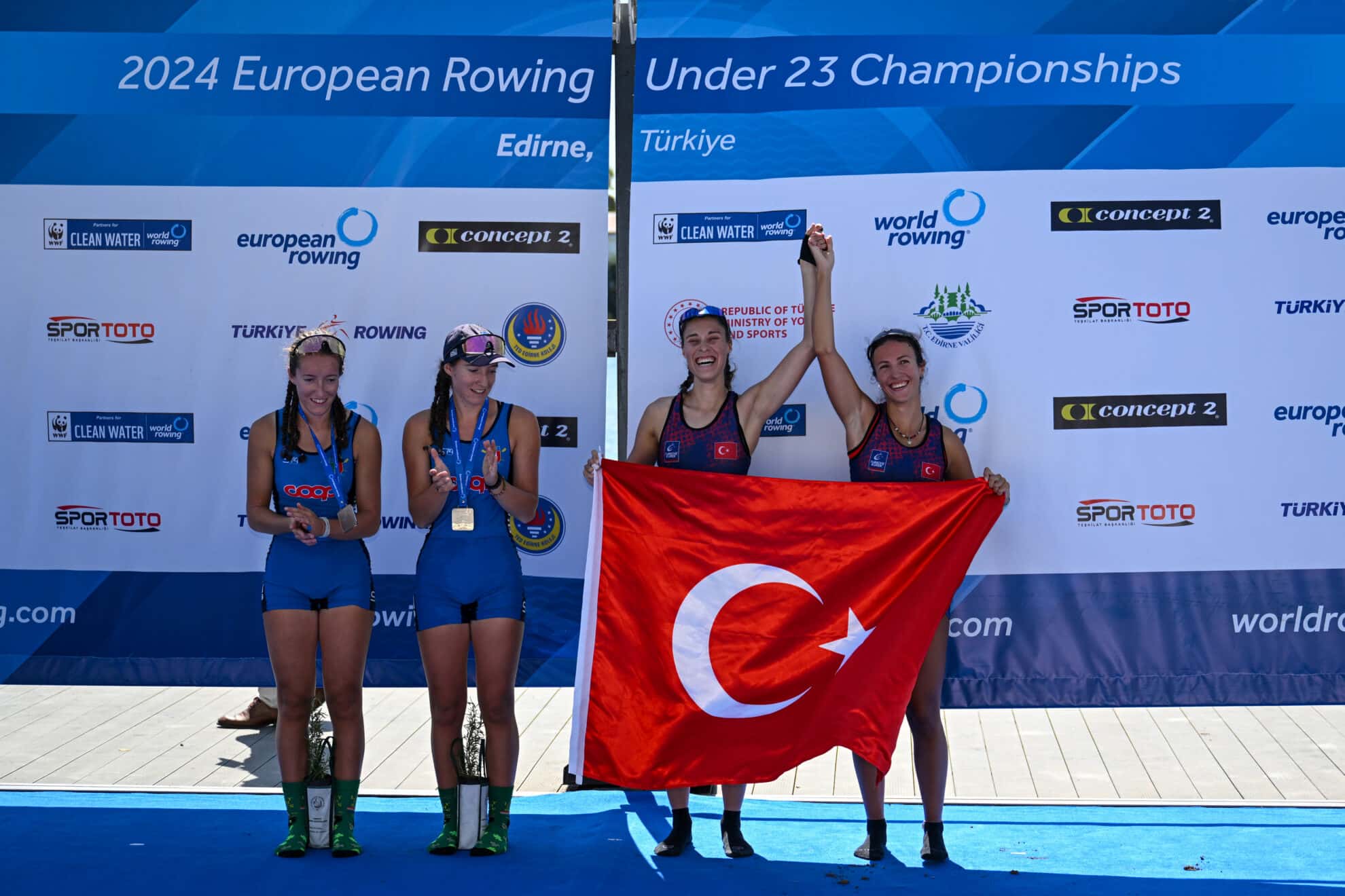 Day 2 Podiums at the 2024 European Rowing Under 23 Championships ...