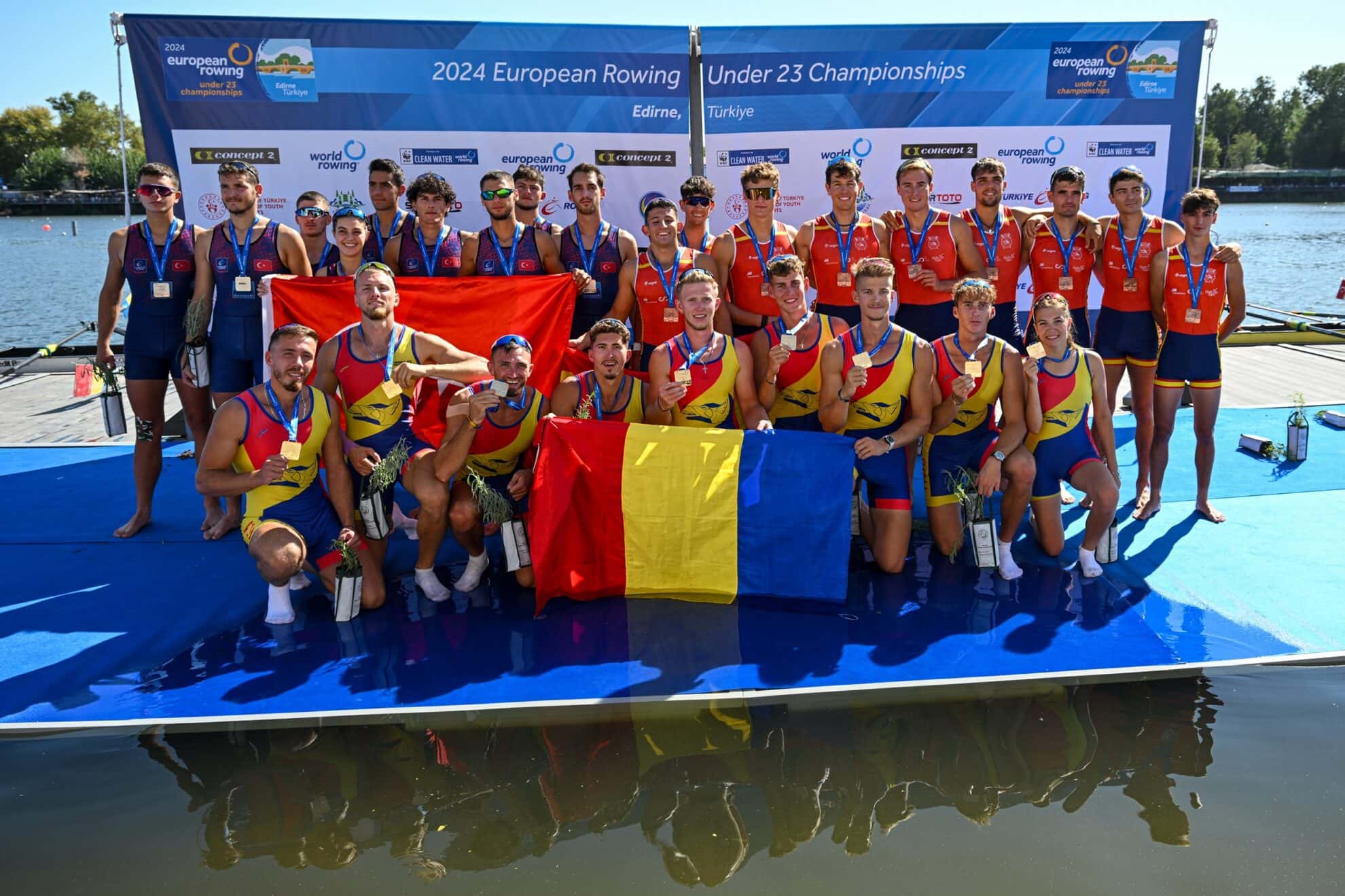 Fantastic day for Romania at the 2024 European Rowing Under 23 ...