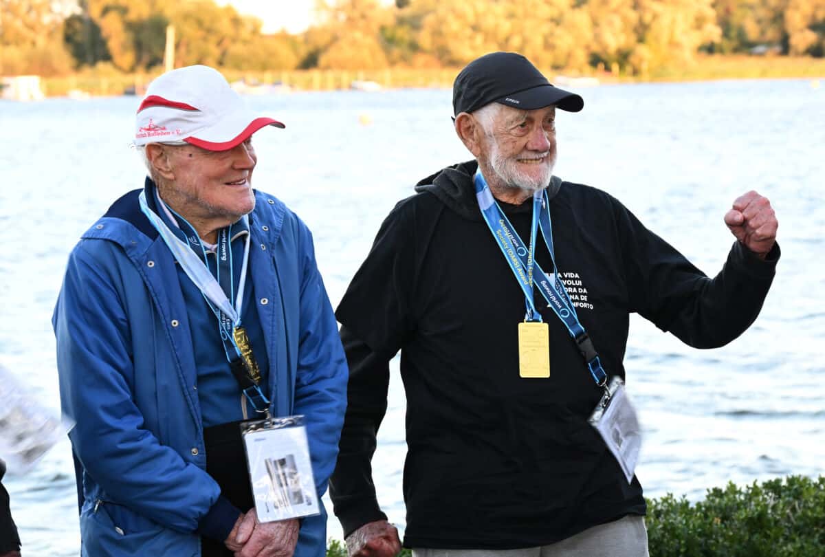 Octos' ceremony and medals at the 2024 World Rowing Masters Regatta ...