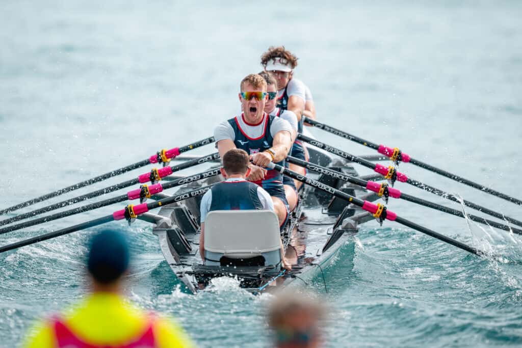 Day Two Racing at the 2024 World Rowing Beach Sprint Finals in Genoa ...