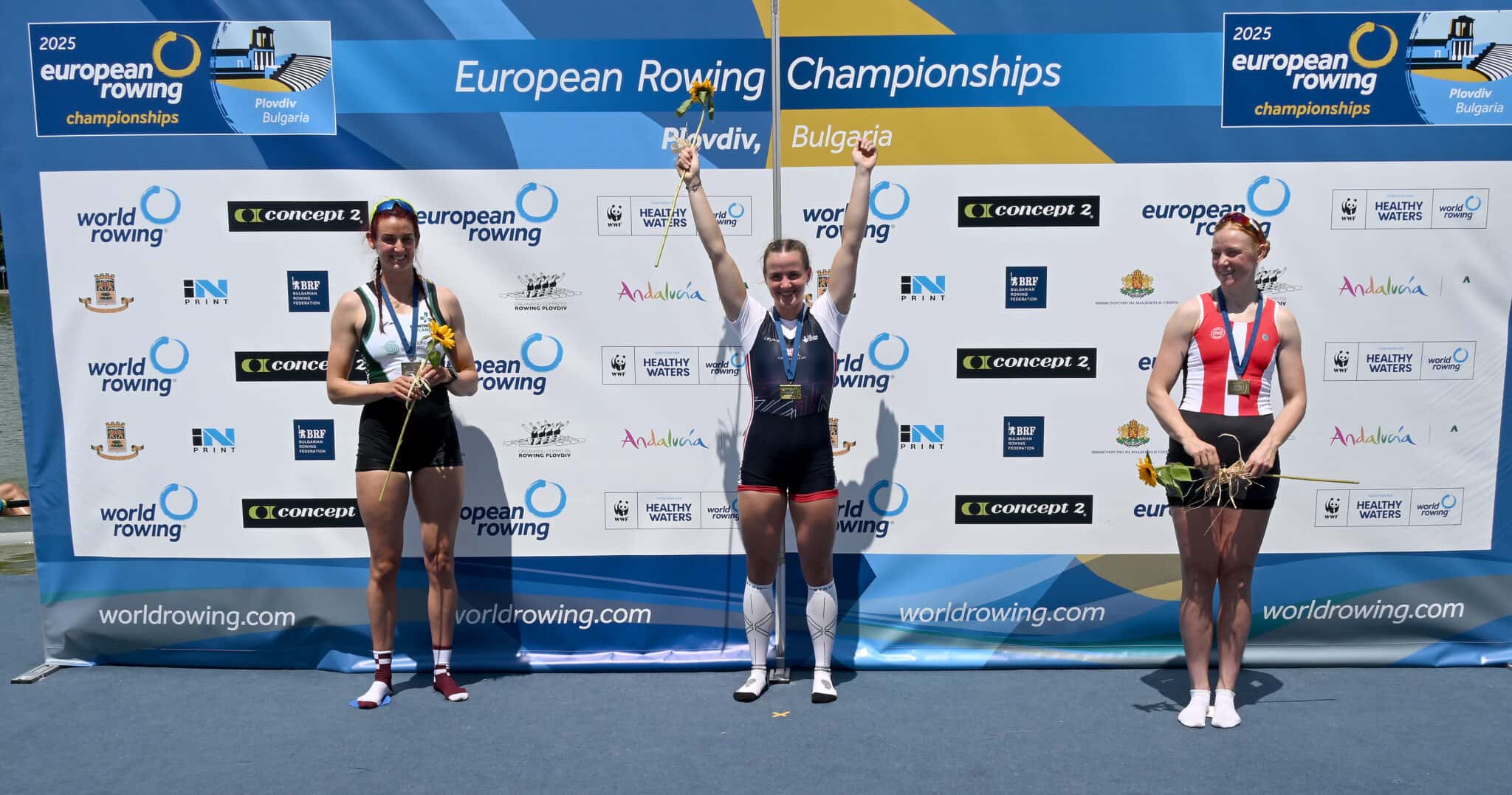 Day Four Podiums at the 2025 European Rowing Championships in Plovdiv ...