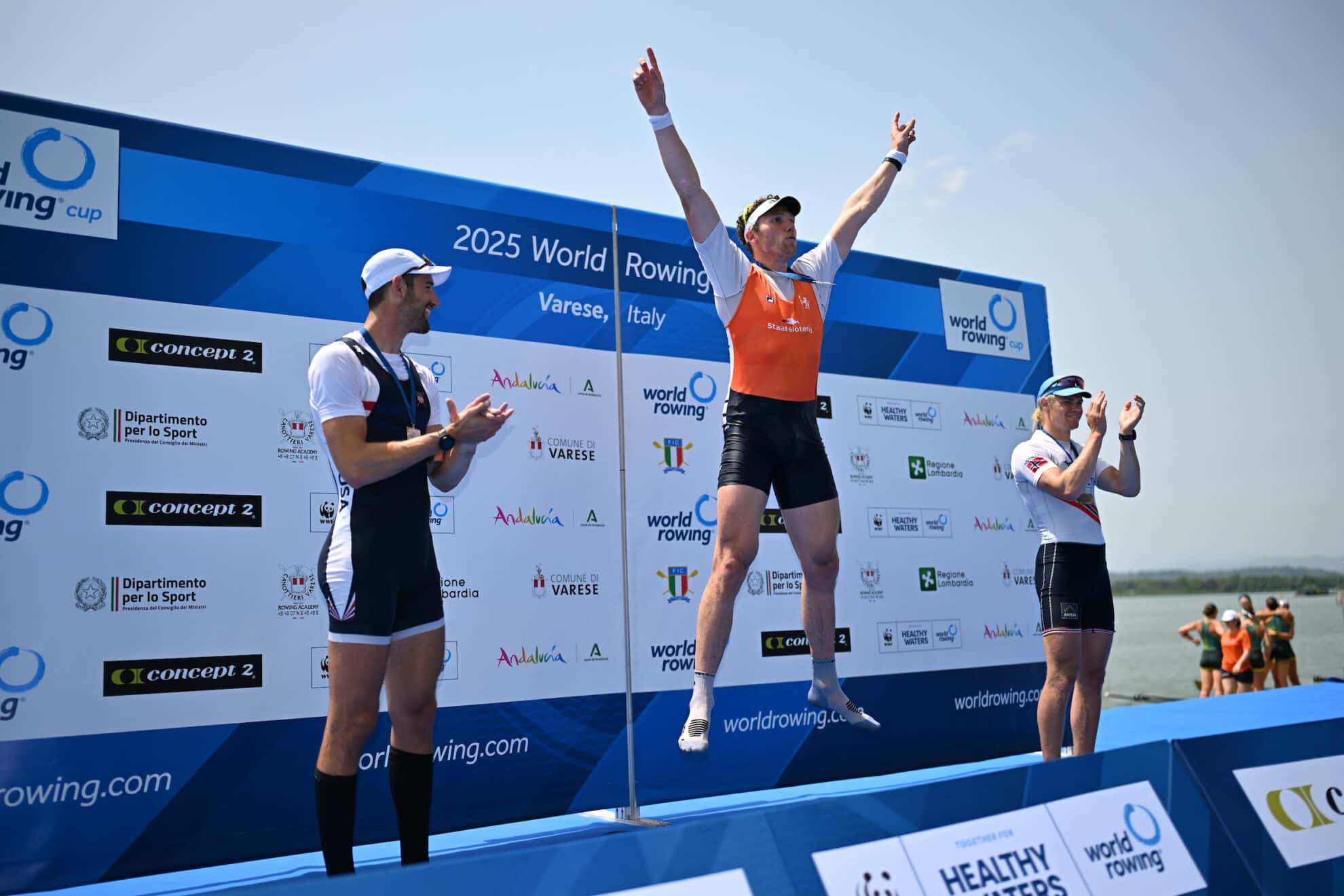 2025 World Rowing Cup Varese - Winner Interviews