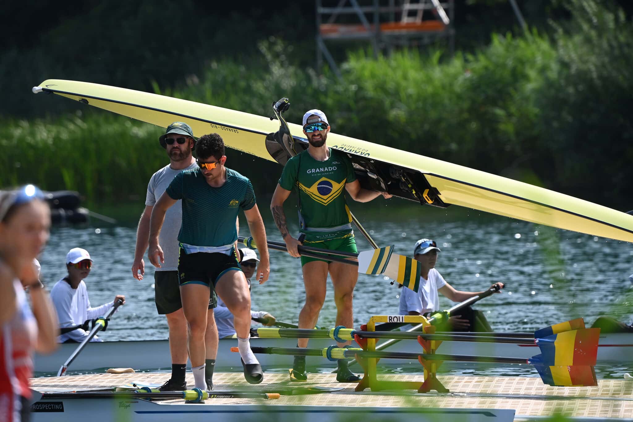 Training at the 2025 World Rowing Cup Lucerne in Lucerne, Switzerland ...