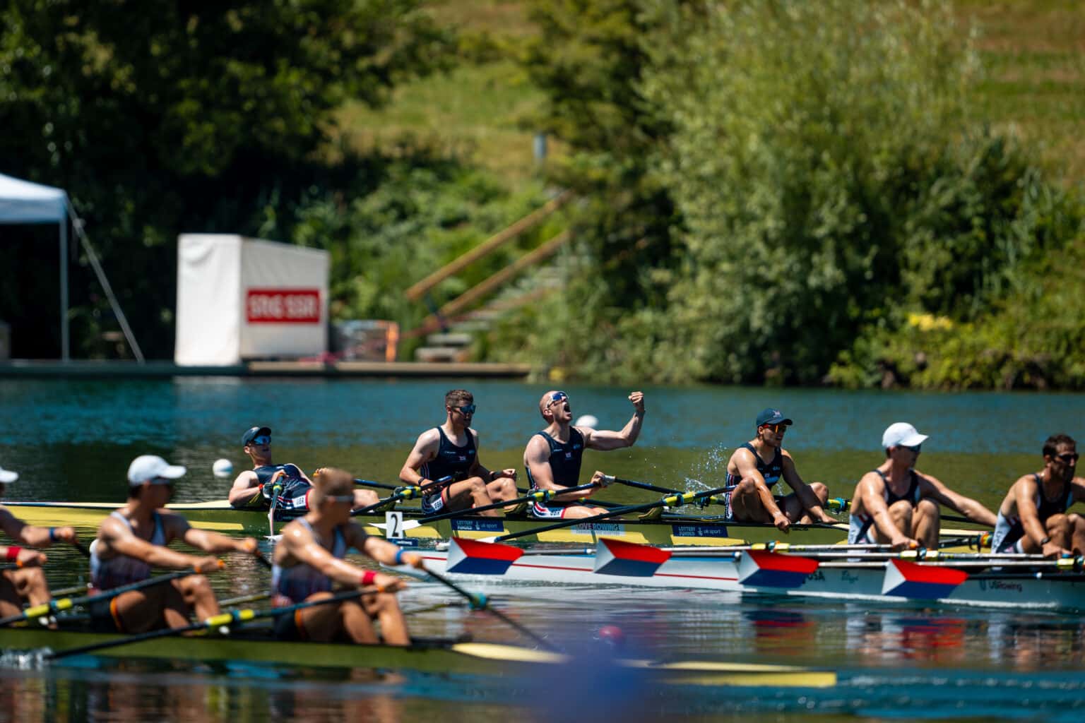 Day Three racing at the 2025 World Rowing Cup Lucerne in Lucerne ...