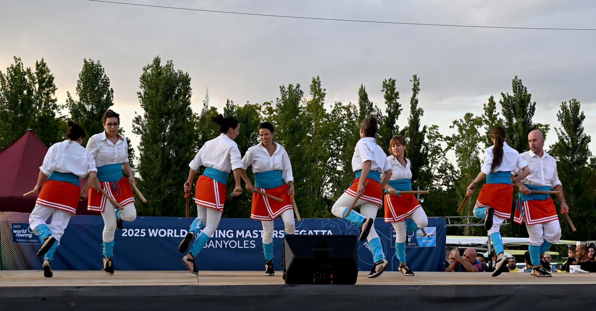 Opening Ceremony at the 2025 World Rowing Masters Regatta, Banyoles ...