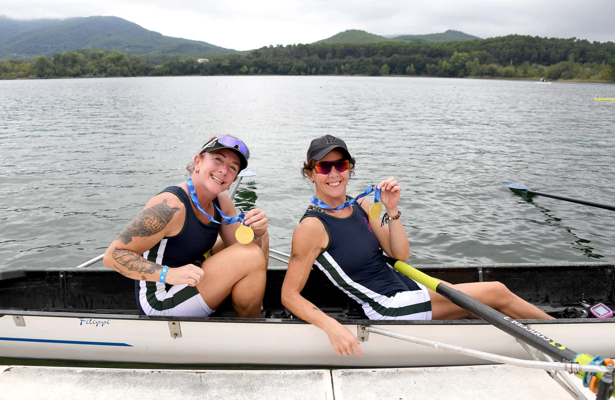 Sunday Mixed Races at the 2025 World Rowing Masters Regatta, Banyoles ...