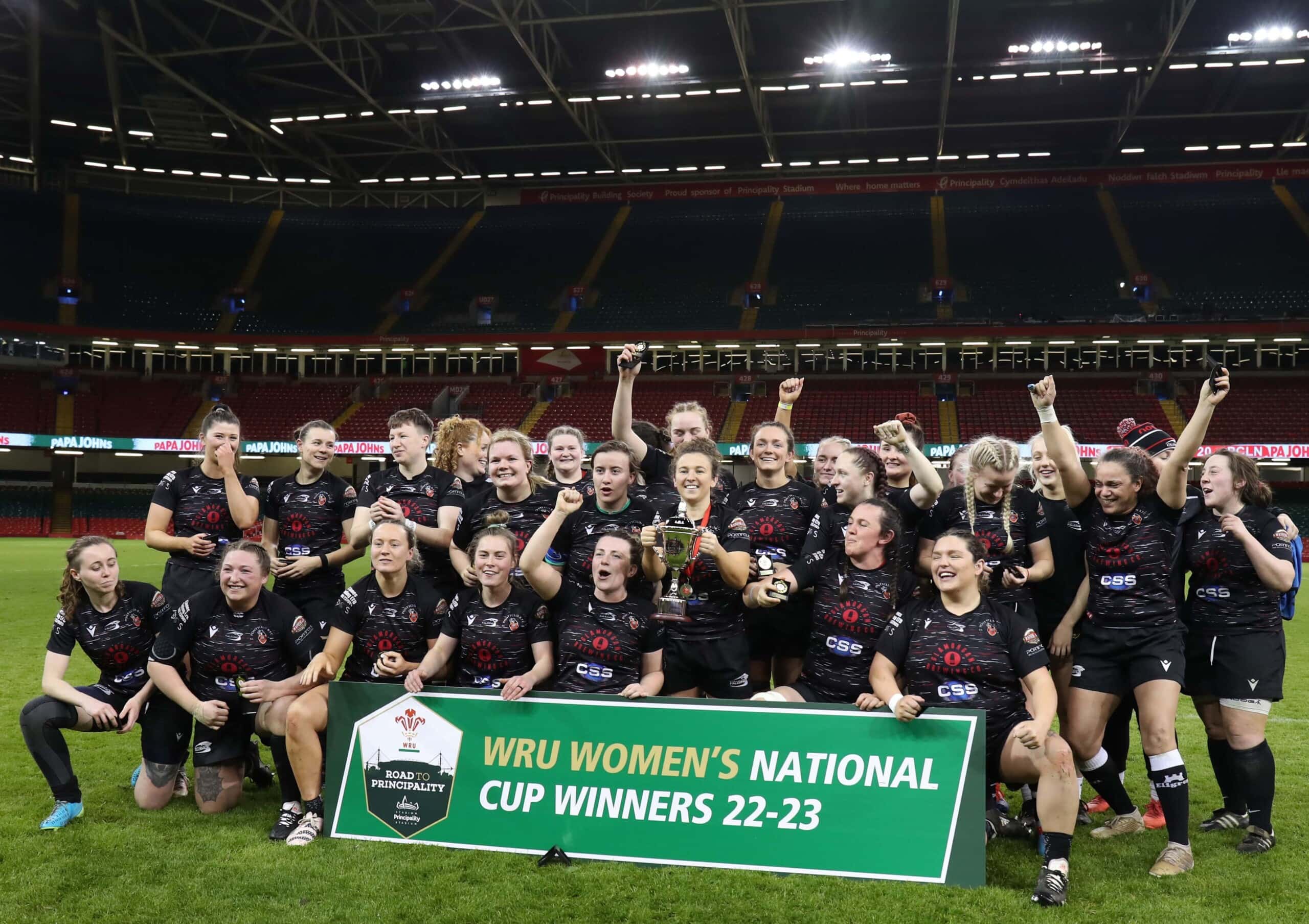 Welsh Rugby Union | Club & Community | Deeks double ends Falcons long ...