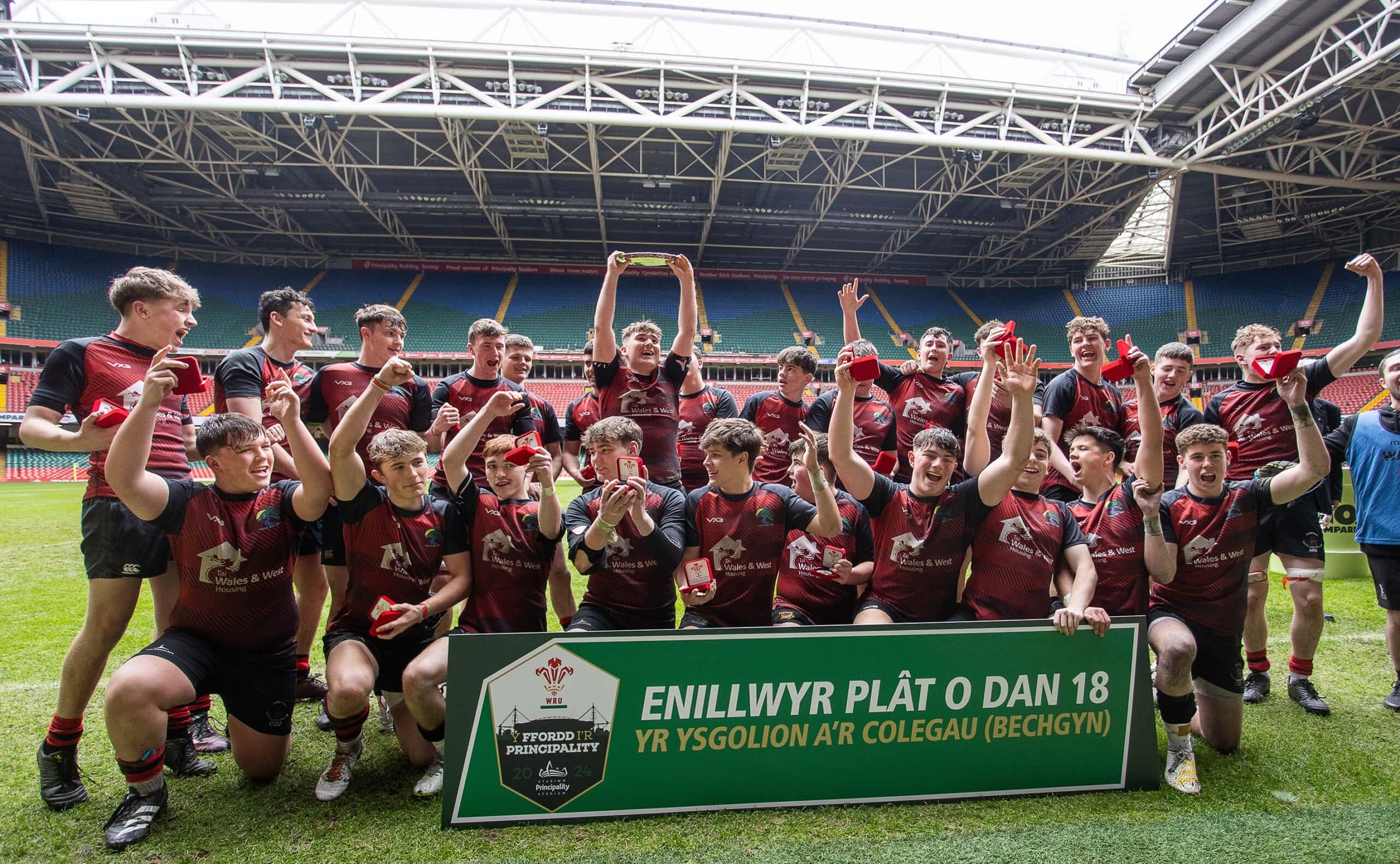 Welsh Rugby Union | Club & Community | Edwards double steers Ysgol Bro ...