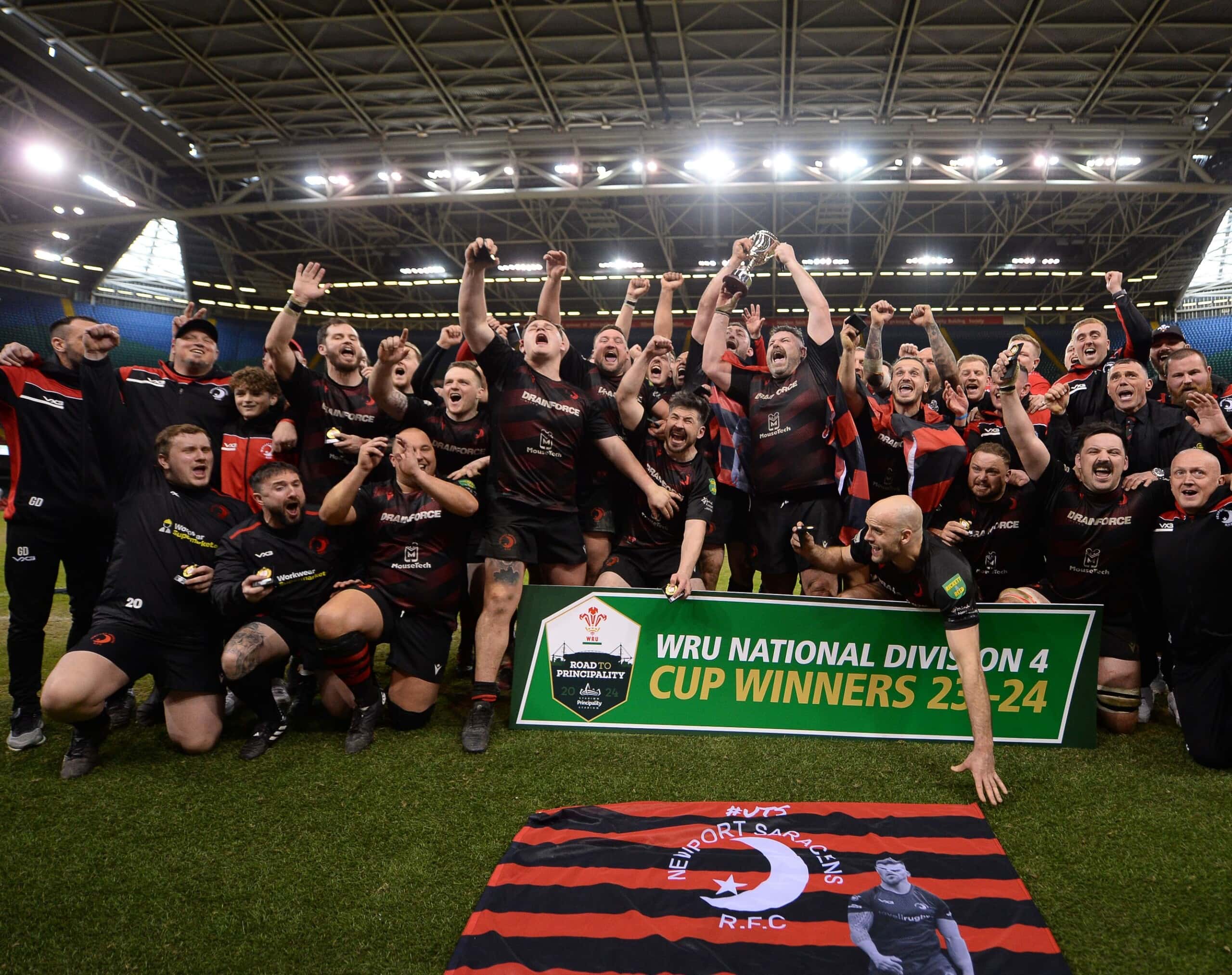 Welsh Rugby Union | Club & Community | Newport Saracens win it for Dale
