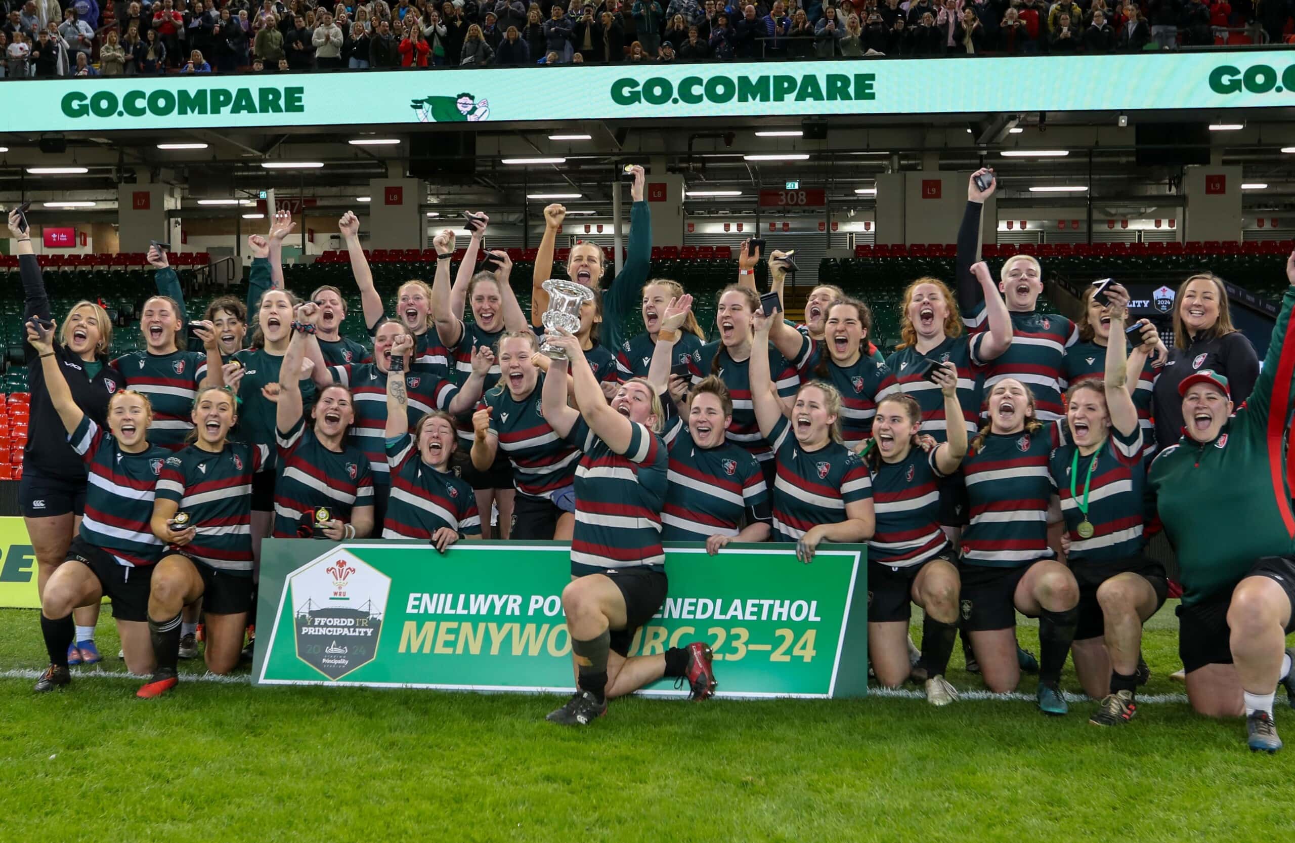 Welsh Rugby Union | Club & Community | Two try Mirian makes it a happy ...