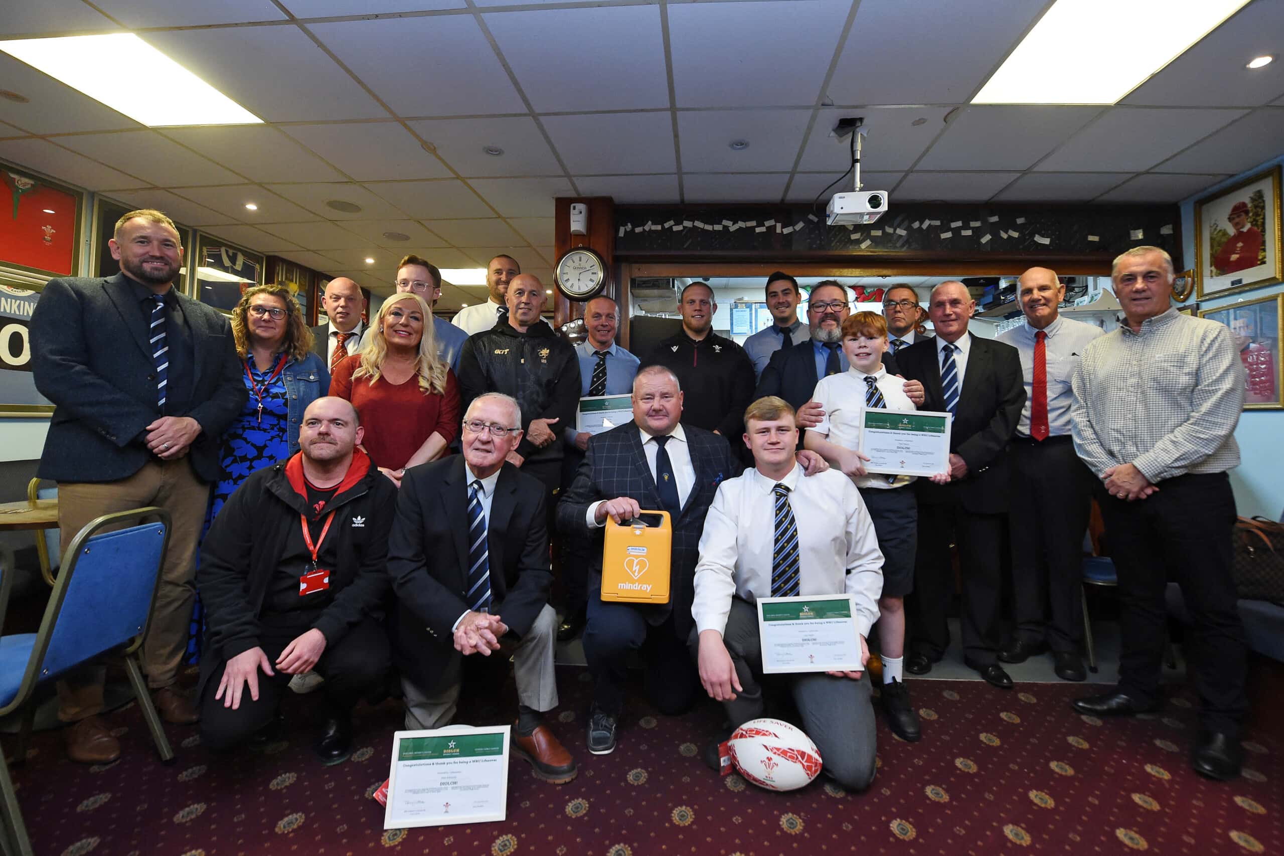 Welsh Rugby Union | Club & Community | Corey calls in to congratulate ...